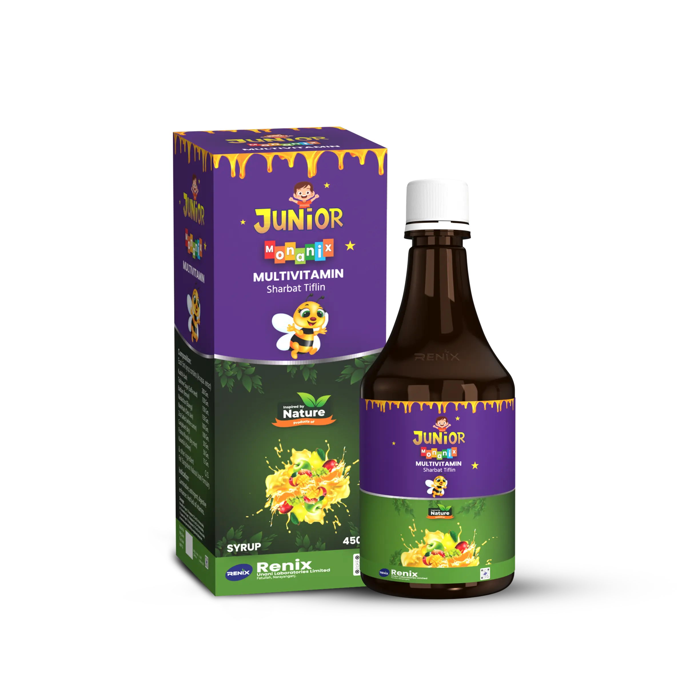 Junior Monanix Multivitamin Syrup